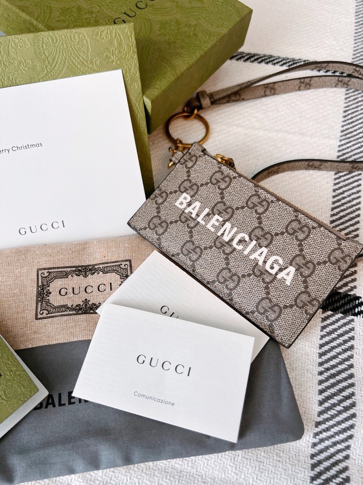 Authentic Gucci x Balenciaga The Hacker Project Lanyard Card Case | eBay