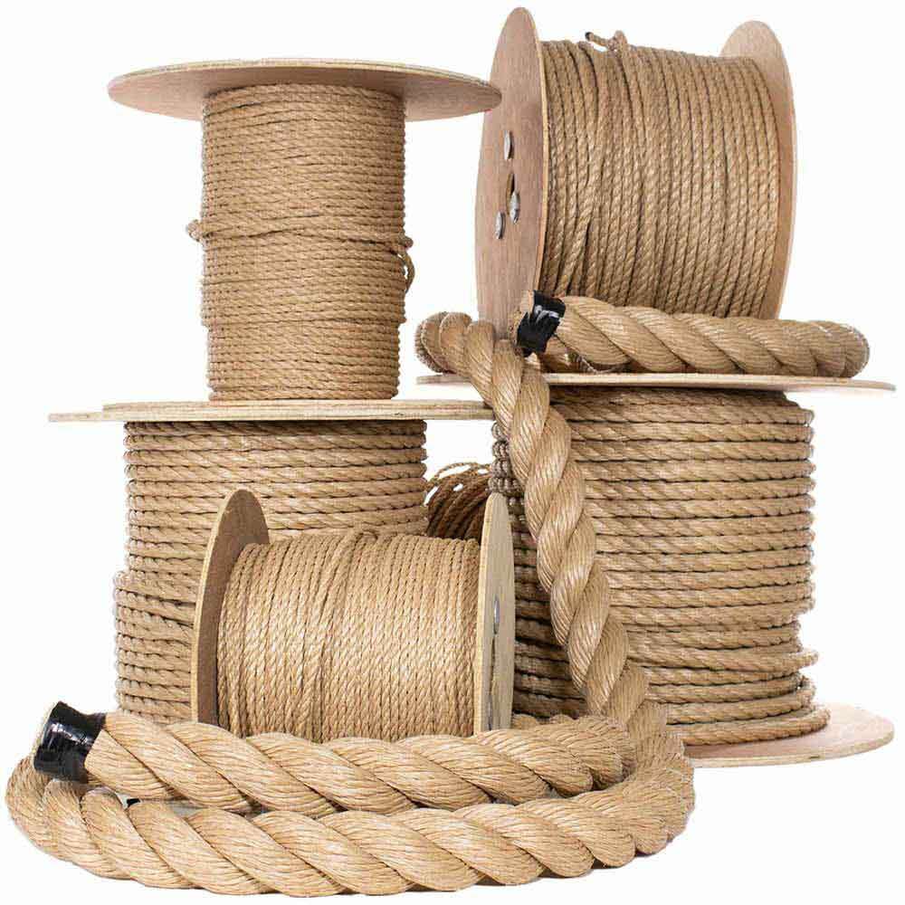 Twisted ProManila / UnManila / Tan Polypro Rope (Various Lengths ...