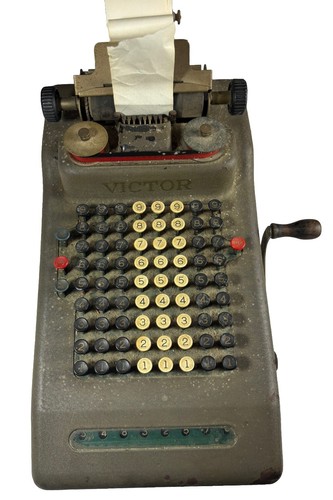 Antique VICTOR Adding Machine Vintage 1920's Model: 131865 Not Working ...