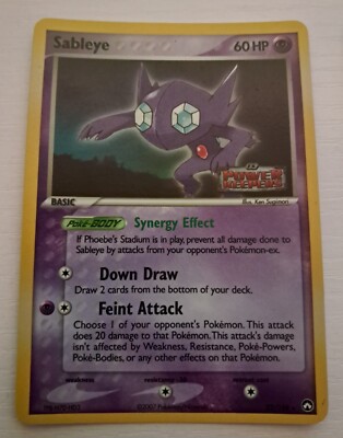 Pokémon - Sableye - 22/108 - EX Power Keepers - Stamped Reverse Holo ...