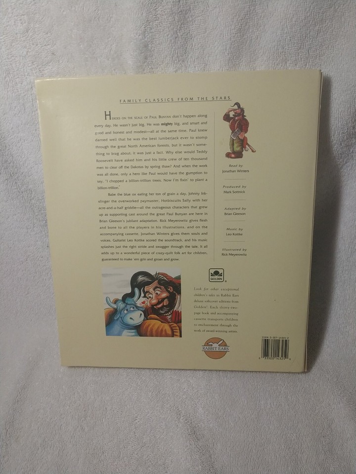 Paul Bunyan Rabbit Ears Book & Cassette Golden Books by Jonathan ...