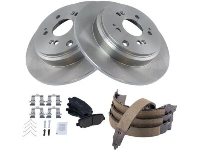 Rear Brake Pad Rotor and Parking Brake Kit For 2009-2015 Honda Pilot ...