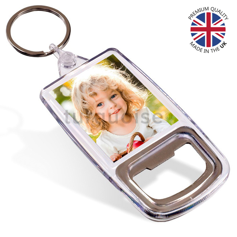 Premium Blank Acrylic Bottle Opener Keyrings Key Fobs 45 x 35 mm ...