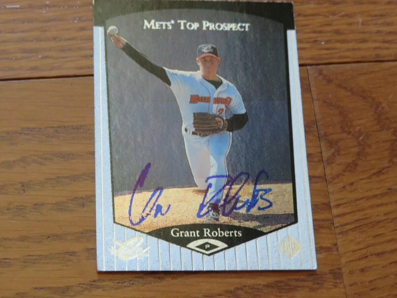Grant Roberts Autographed Hand Signed Card New York Mets | eBay