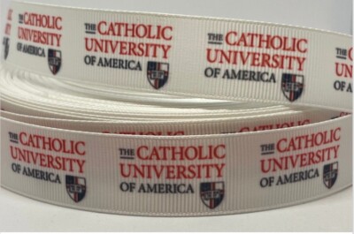 Catholic University Ribbon - 7/8" Grosgrain Ribbon - College Ribbon ...