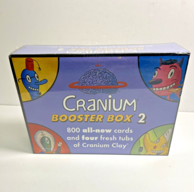 SEALED Cranium Booster Box 2 Expansion Set 800 Cards 4 Tubs Clay Game ...