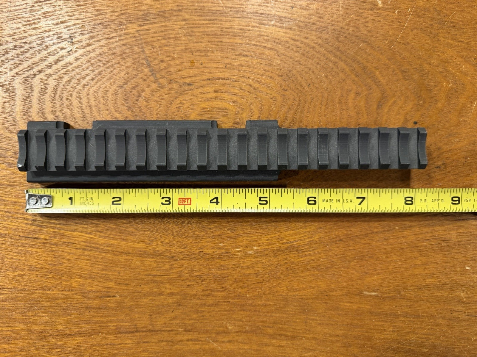 Aluminum Flattop Riser Rail 1913 Picatinny Black | eBay