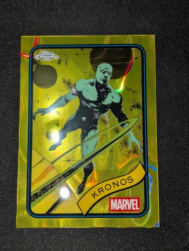 2025 Topps Chrome Marvel - Kronos #25 - Yellow Lava | eBay