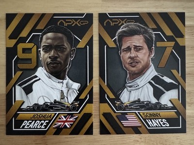 F1 Brad Pitt Sonny Hayes & Joshua Pearce Cuyler Smith Trading Cards ...