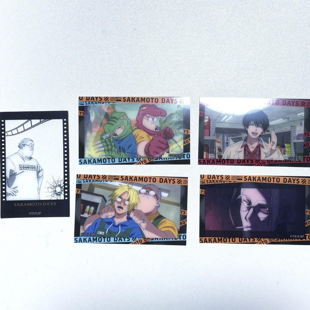 Sakamoto Days Official Clear Card Collection Bulk Set Anime Merchandise ...