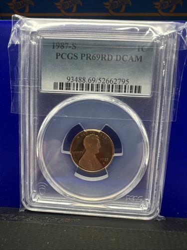 1987-S 1C Lincoln Cent Proof PCGS PR69 DCAM | eBay