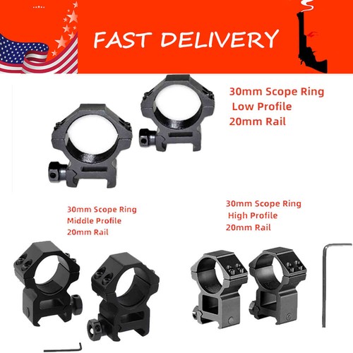 30mm Low/Middle/ High Profile Scope Rings US | eBay