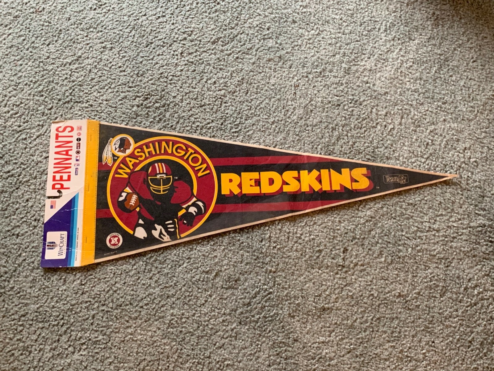 1990s Washington Redskins Football Logo Football Pennant Full Size | eBay