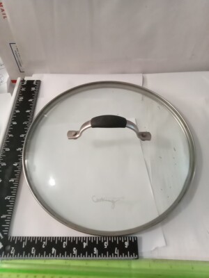 Cooking with Calphalon Replacement Lid Round Stainless Tempered Clear ...