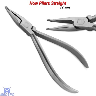 Dental How Pliers Straight Utility Pliers Ortho Braces Wire Bending Lab ...