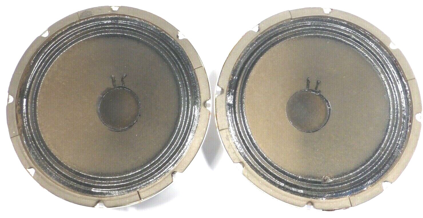 ROWE MM6 JUKEBOX: TWO 10" BASS SPEAKERS - 22 OHMS - l-2437 - Tested ...