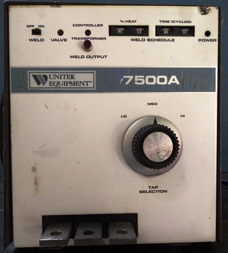 Unitek Weldmatic 7500A AC Welding Supply Model:1-95-01 Ser: 900606 ...