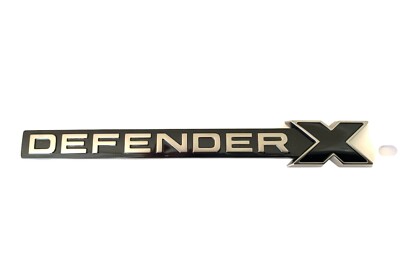 NEW GENUINE OEM WING BADGE EMBLEM LAND ROVER DEFENDER – X DEFENDERX ...