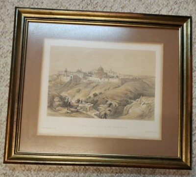 vintage lithograph art print framed | eBay