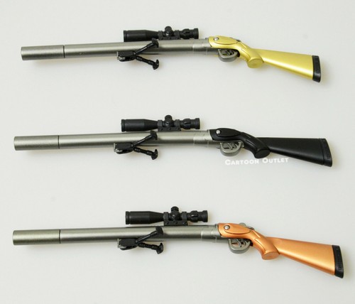 Novelty Gun Pen Collectable Rifle Shaped Ink Pen Man Cave Office ...