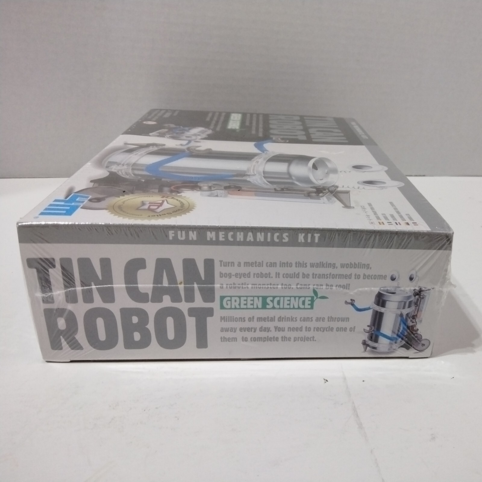 4M Tin Can Robot Fun Mechanics Kit Toysmith Green Science Educational ...