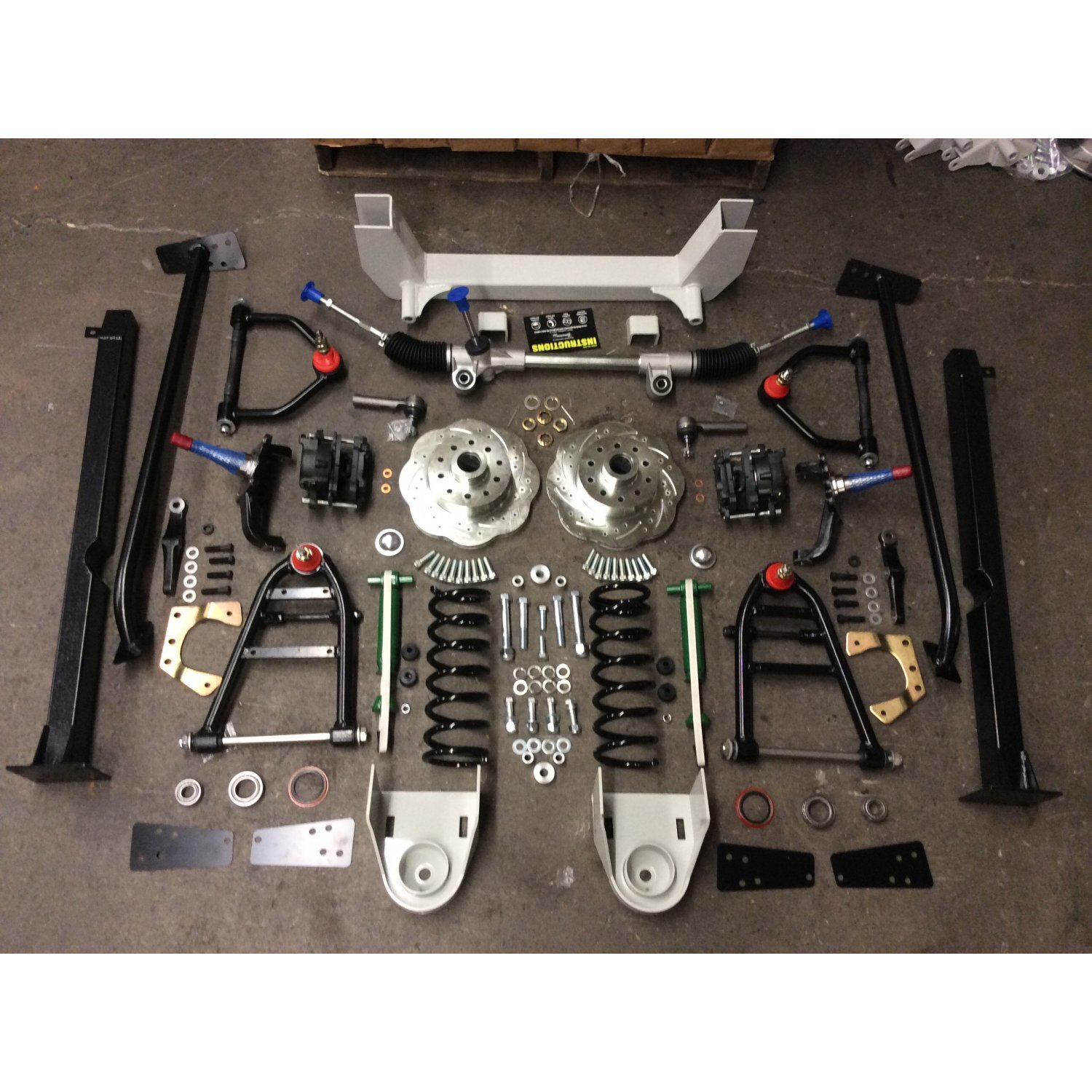 1962-1967 Chevy II Nova Front Clip IFS w/ Crossmember Shock Thru Coils ...