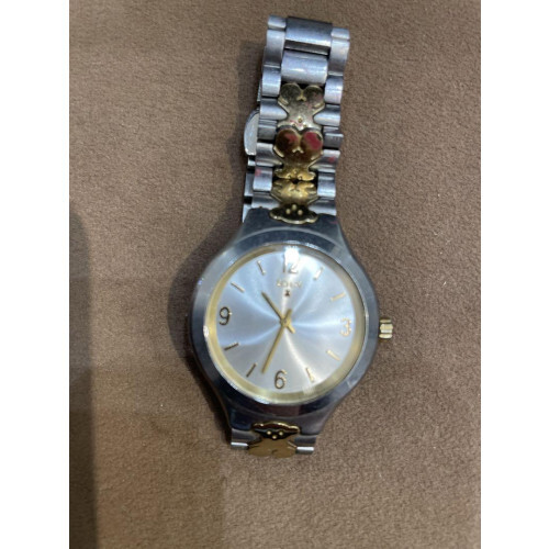 TOUS Watches Silver and Gold Bear Motif Stainless Steel limited From ...