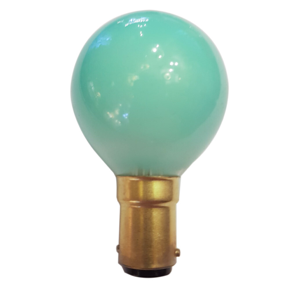 40w 240v Coloured Light Bulbs Golf Ball Globes and Candles, Bayonet ...