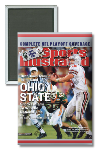 2002 Ohio State Buckeyes Sports Illustrated National Champions 2" x 3 ...