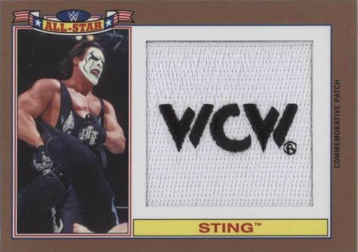 2016 Topps Heritage WWE - Commemorative All-Star Patch Sting Bronze /99 ...