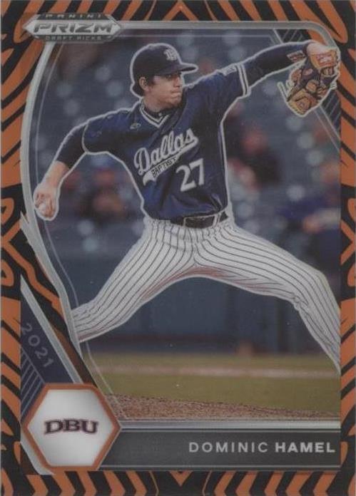 2021 Panini Prizm Draft Picks - Dominic Hamel #PDP81 Tiger Stripe Prizm ...