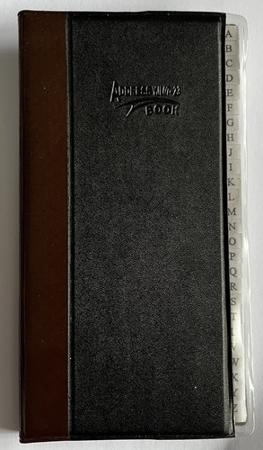 Address book 17x10cm Case Bound Telephone Book Pocket Size A-Z Index ...