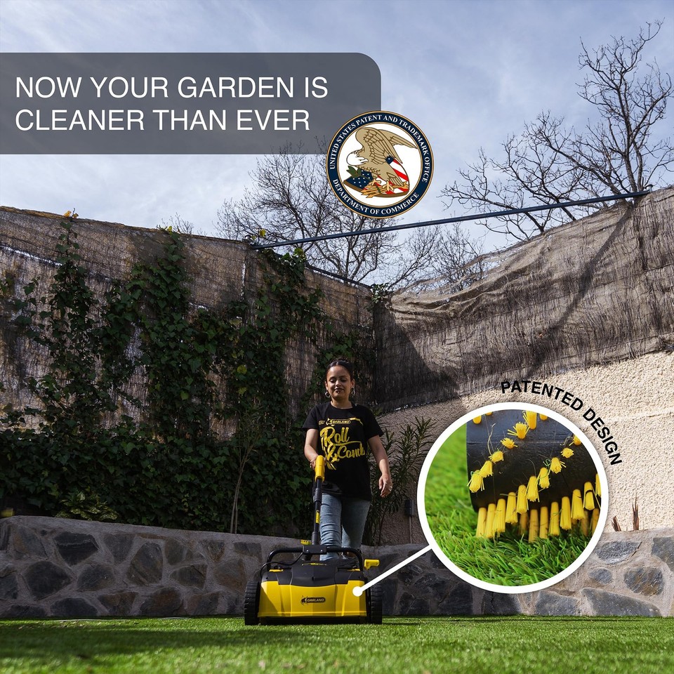 Artificial Turf Vacuum Sweeper by Roll & Comb, Corded Electric Lawn ...