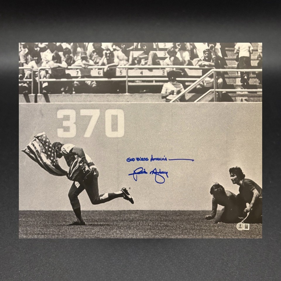 Rick Monday “God Bless America" Autographed 16x20 Photo Chicago Cubs ...