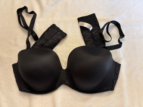 (NWOT) Cacique Satin Finish Women's Black Push-Up Bra Size 44B | eBay
