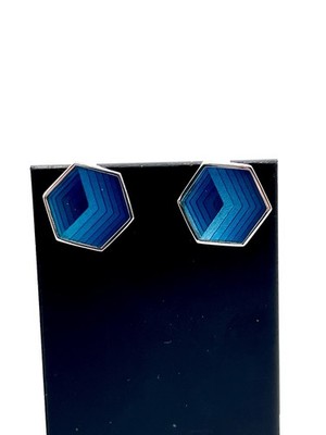 Hexagon Blue Cufflinks – Acquired for Use by Saul in Better Call Saul w ...