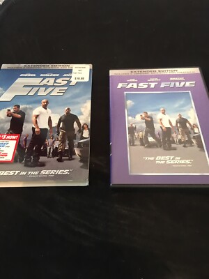 Fast Five - DVD 2011 Dwayne Johnson, Vin Diesel w/sleeve VG | eBay