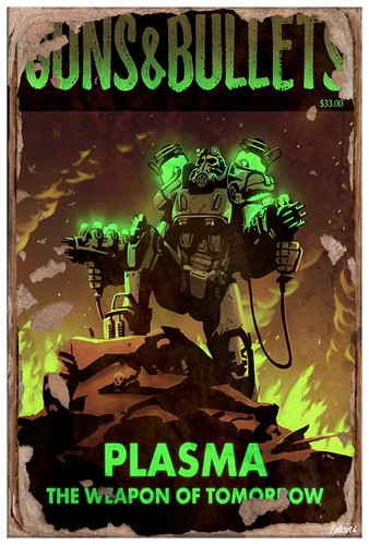 Guns & Bullets - Plasma: The Weapon of Tomorrow - Fallout 4 Poster | eBay