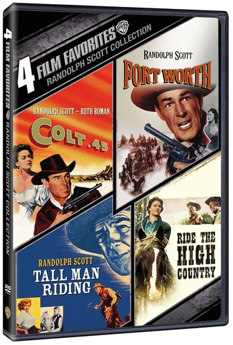 4 Film Favorites: Randolph Scott Westerns (Colt 45, Fort Worth, Tall ...