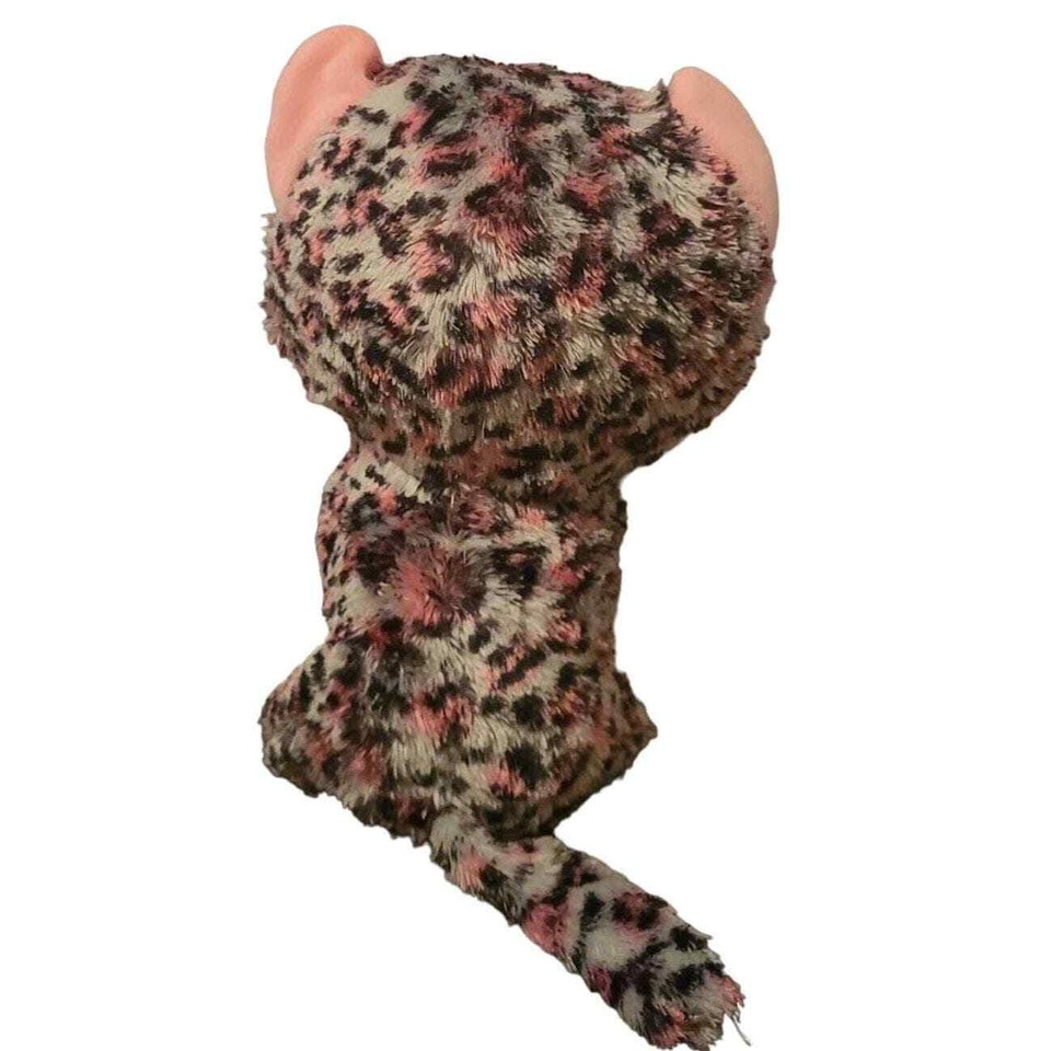 Tasha the Pink and Grey Leopard Ty Beanie Boo 10 inches | eBay