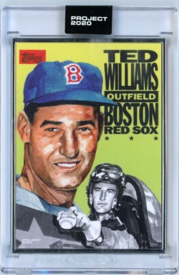 TOPPS PROJECT 2020 - TED WILLIAMS - JACOB ROCHESTER AP 03/20 Silver ...