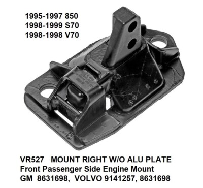 URO ENGINE MOUNT For Volvo V70 S70 850 Front Pass Side Motor Mount ...
