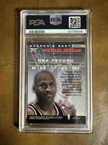 1997-98 Topps Chrome - Season's Best Shooting Stars Refractor #6 ...