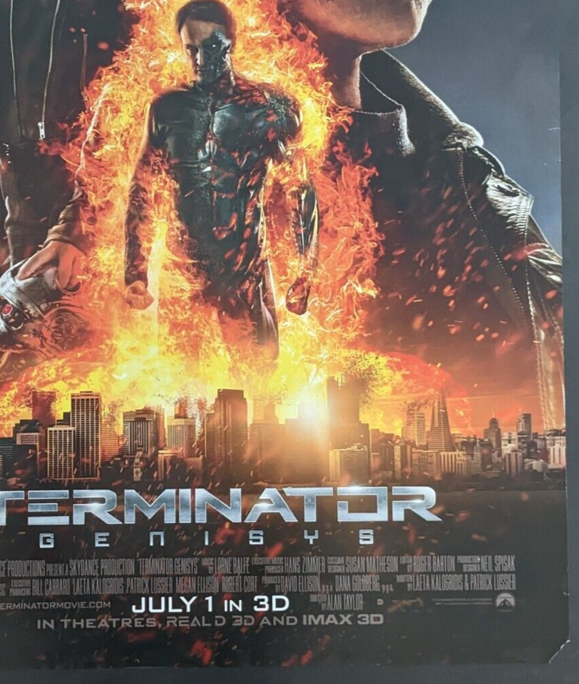 Terminator Genisys (2015) Original 27x40 Movie Poster D/S Rolled ...