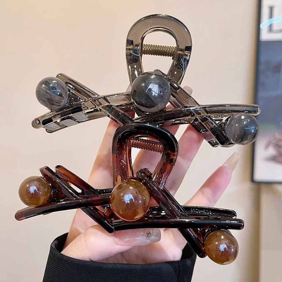 Elegant Pearl Bead Hair Clip for Women Hair Styling Accessory Various ...