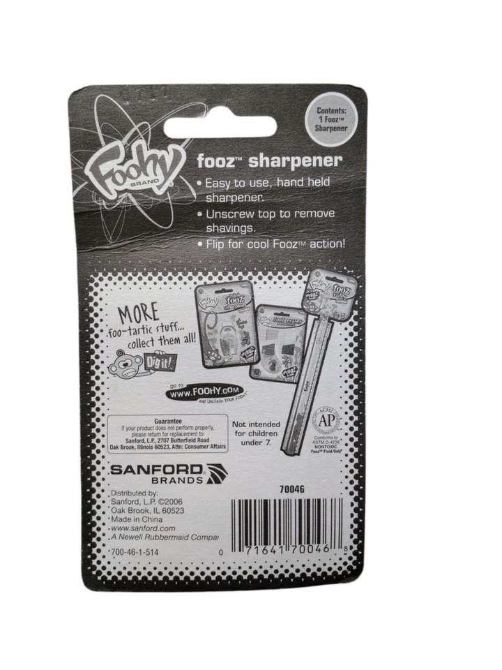 NEW Foohy Blue Green Yellow Lava Lamp Pencil Sharpener Vintage Rare ...