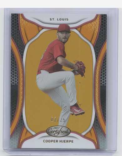 2023 Panini Chronicles #11 Cooper Hjerpe Certified Gold #/25 | eBay