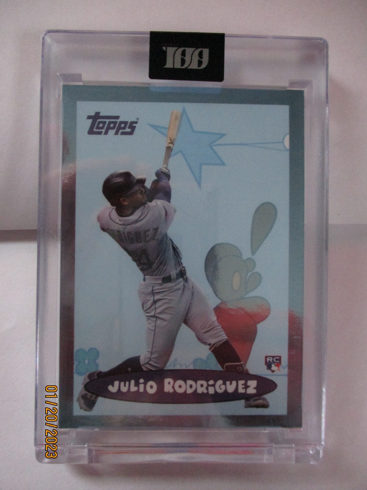 2022 TOPPS PROJECT 100 JULIO RODRIGUEZ ROOKIE CARD #53 UNOPENED FACTORY ...