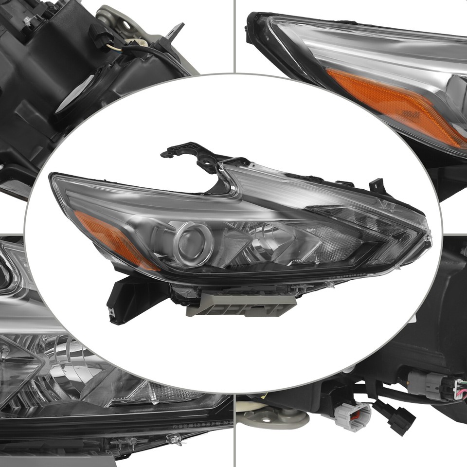 For 2016-2018 Nissan Altima LED Headlights Headlamps w/DRL Left+Right ...