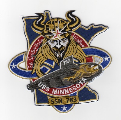 USS Minnesota SSN 783 - USN - Submarine - BC Patch - Cat No. C7006 | eBay